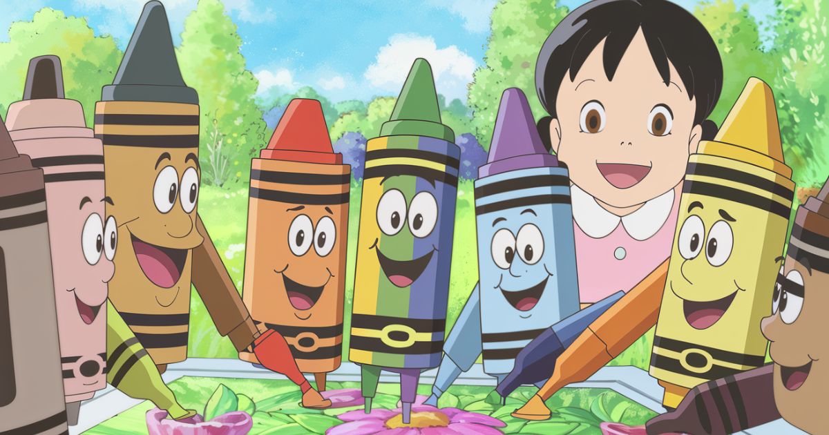 The Rainbow Crayon's Lesson | Teamwork Tale for Kids